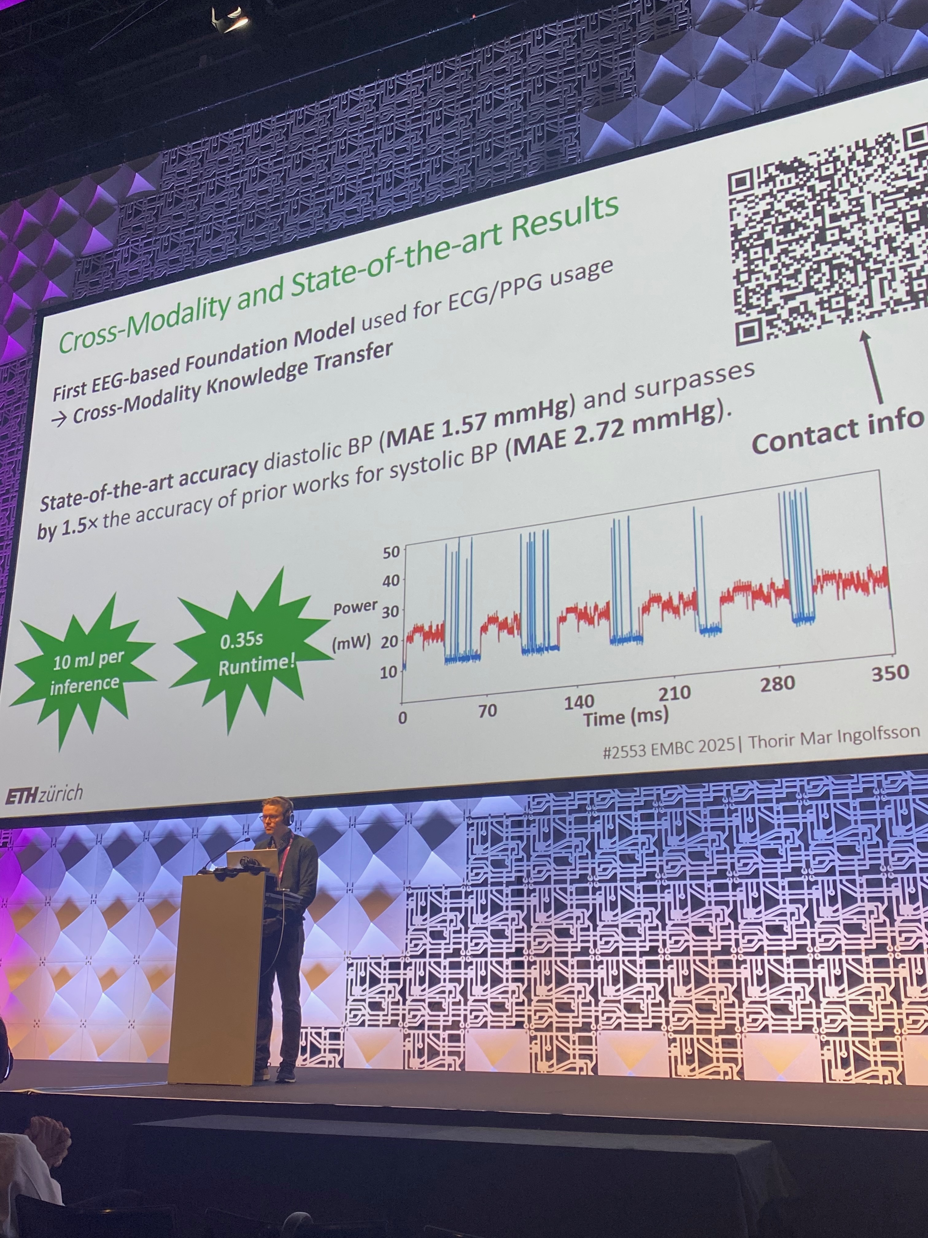 IEEE EMBC 2025 – Silent Disco Presentations | Thorir Mar Ingolfsson